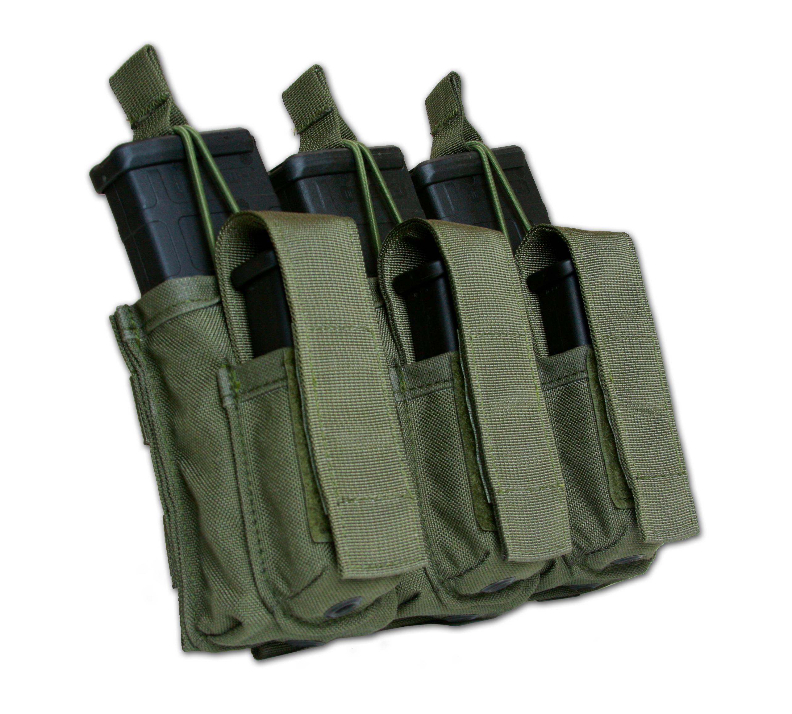 M4/Pistol Magazine Pouch – Triple | Bushido Tactical